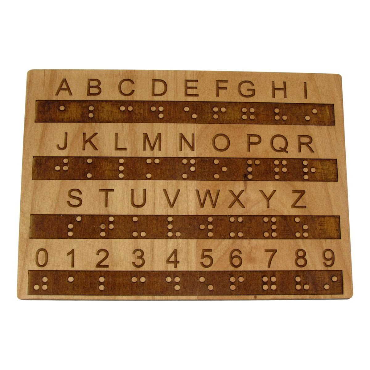 Tactile Braille Alphabet and Number Board with Raised Dots – LemonJuice ...