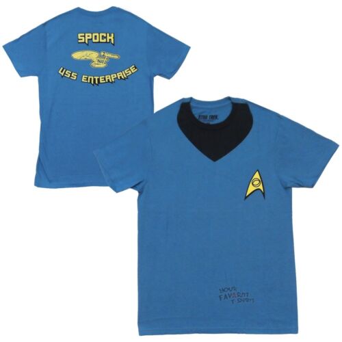 Star Trek Sprock Uniform Uss Enterprise Adult T-Shirt – LemonJuice ...