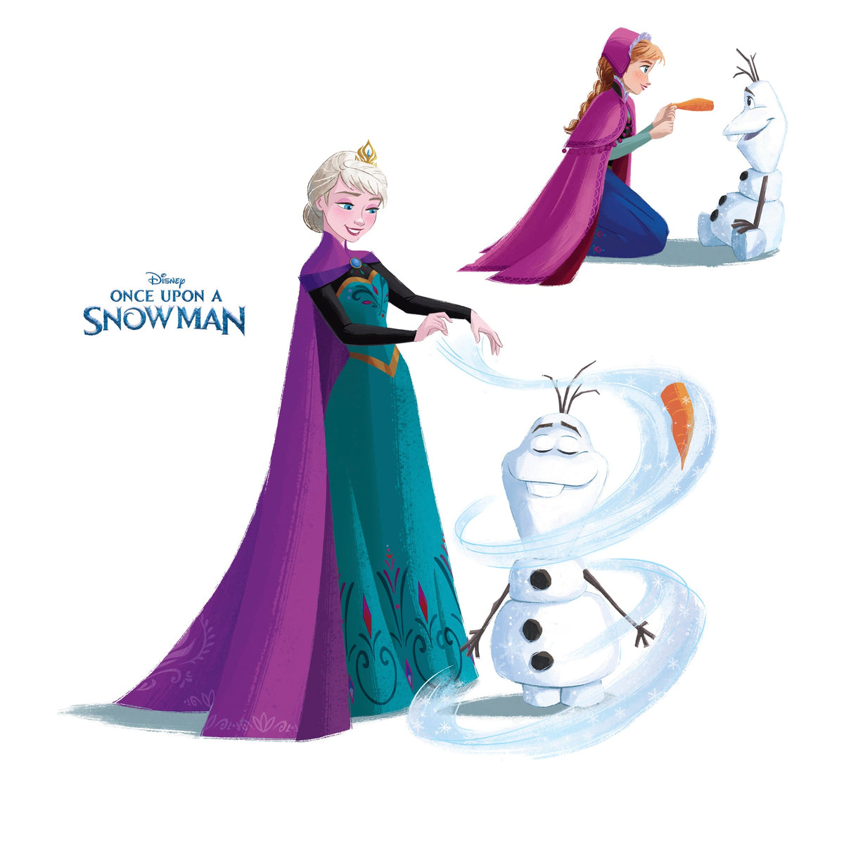 Olaf & Elsa: Frozen - Once Upon A Snowman - Officially Licensed Disney ...