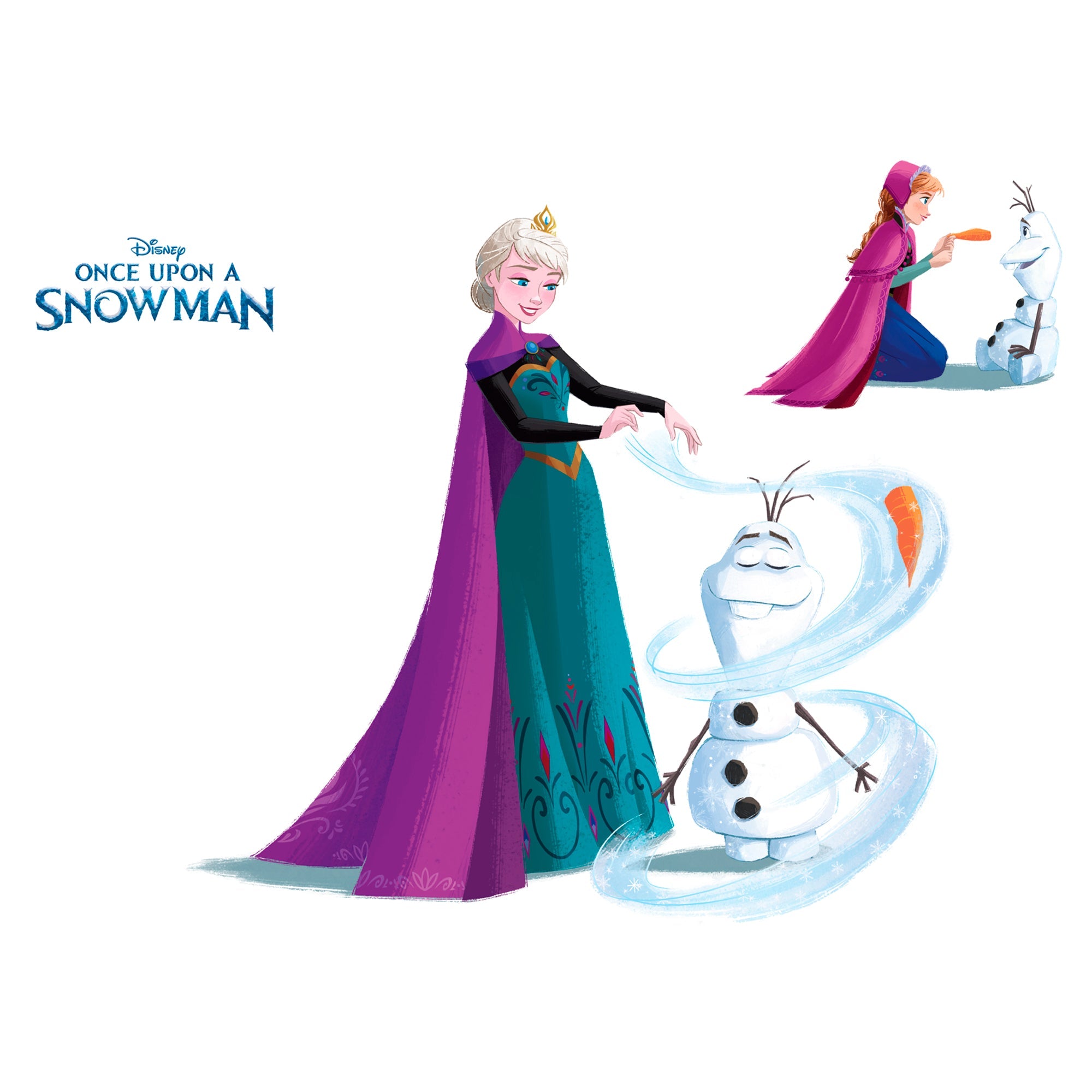 Olaf & Elsa: Frozen - Once Upon A Snowman - Officially Licensed Disney ...