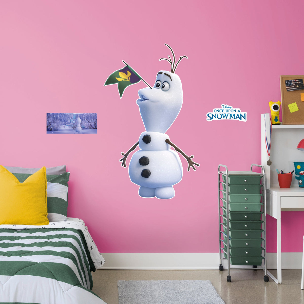 Olaf: Flag - Once Upon A Snowman - Officially Licensed Disney Removabl ...