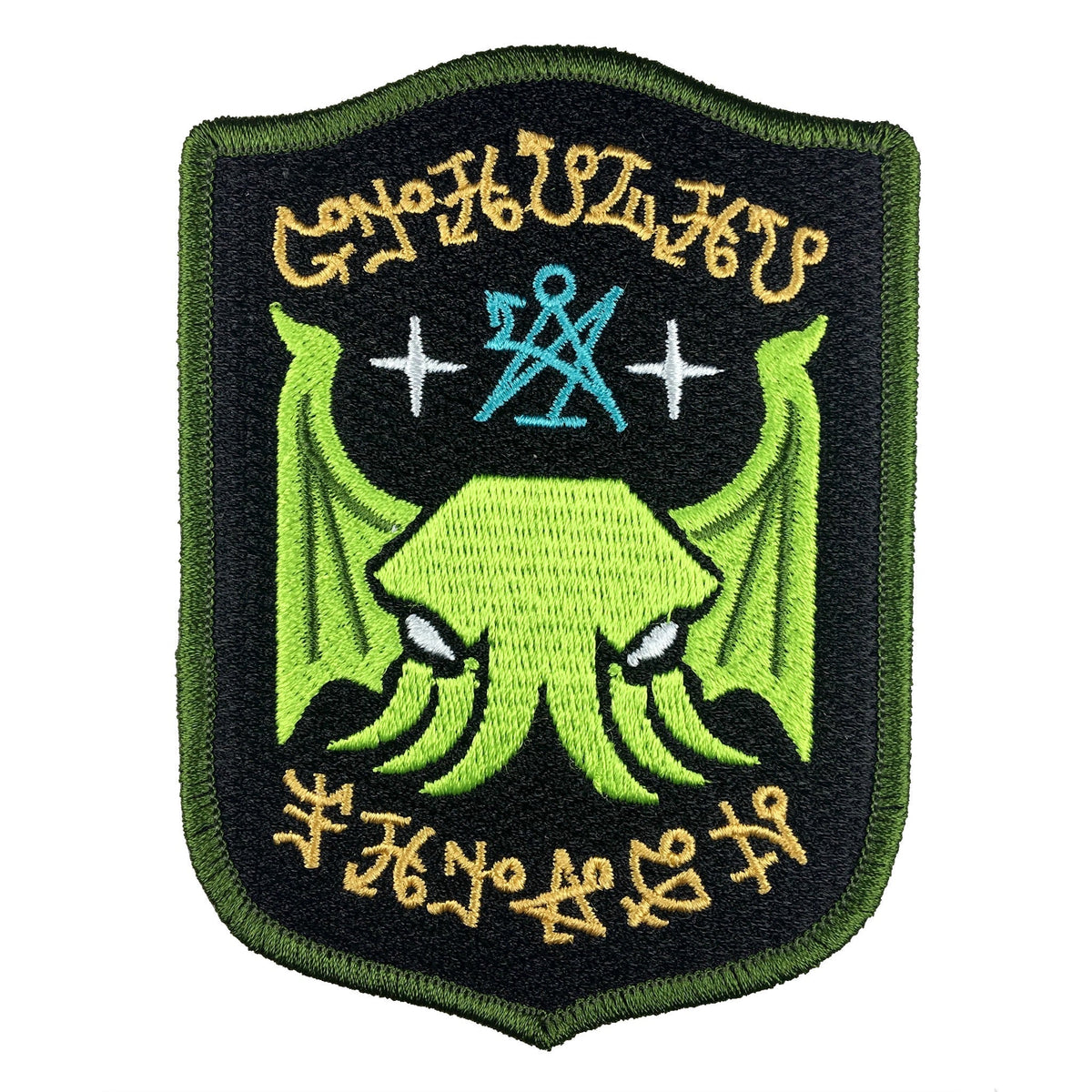 Cthulhu Fhtagn embroidered patch – LemonJuice McGee's Comic Cavalcade