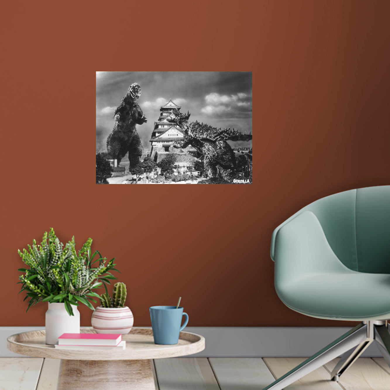 Godzilla: 1955-Godzilla Raids Again Movie Scene Mural - Officially Lic ...