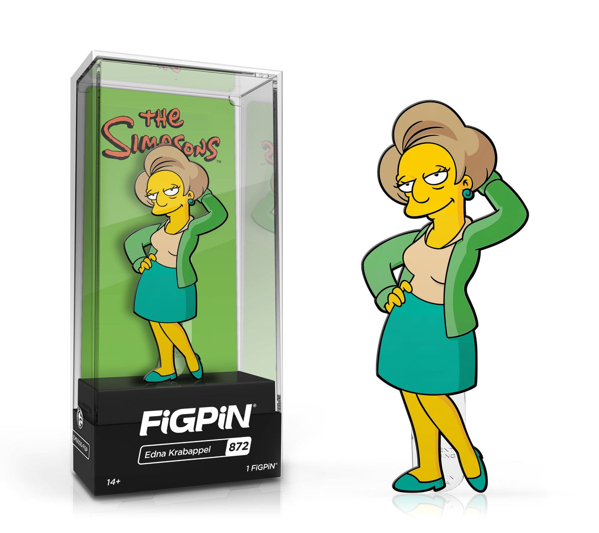 FiGPiN Classic THE SIMPSONS Series 2 - Edna Krabappel (872) (LIMITED E ...