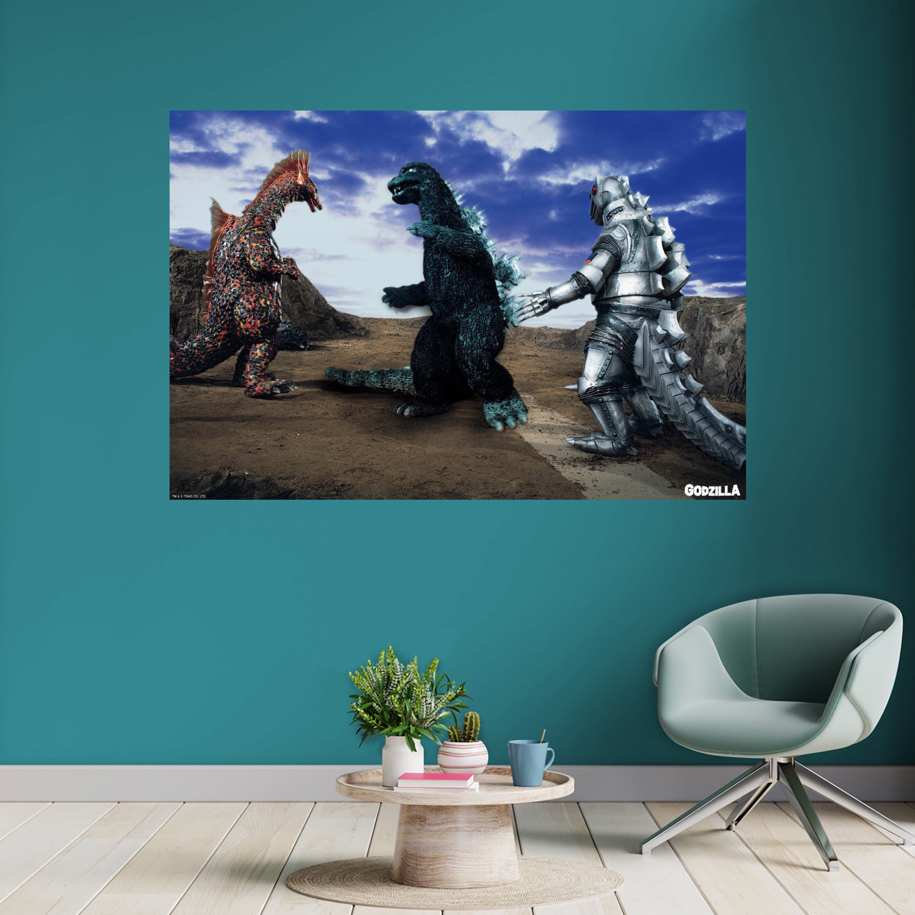 Godzilla: 1975-Terror of Mechagodzilla Movie Scene Mural - Officially ...