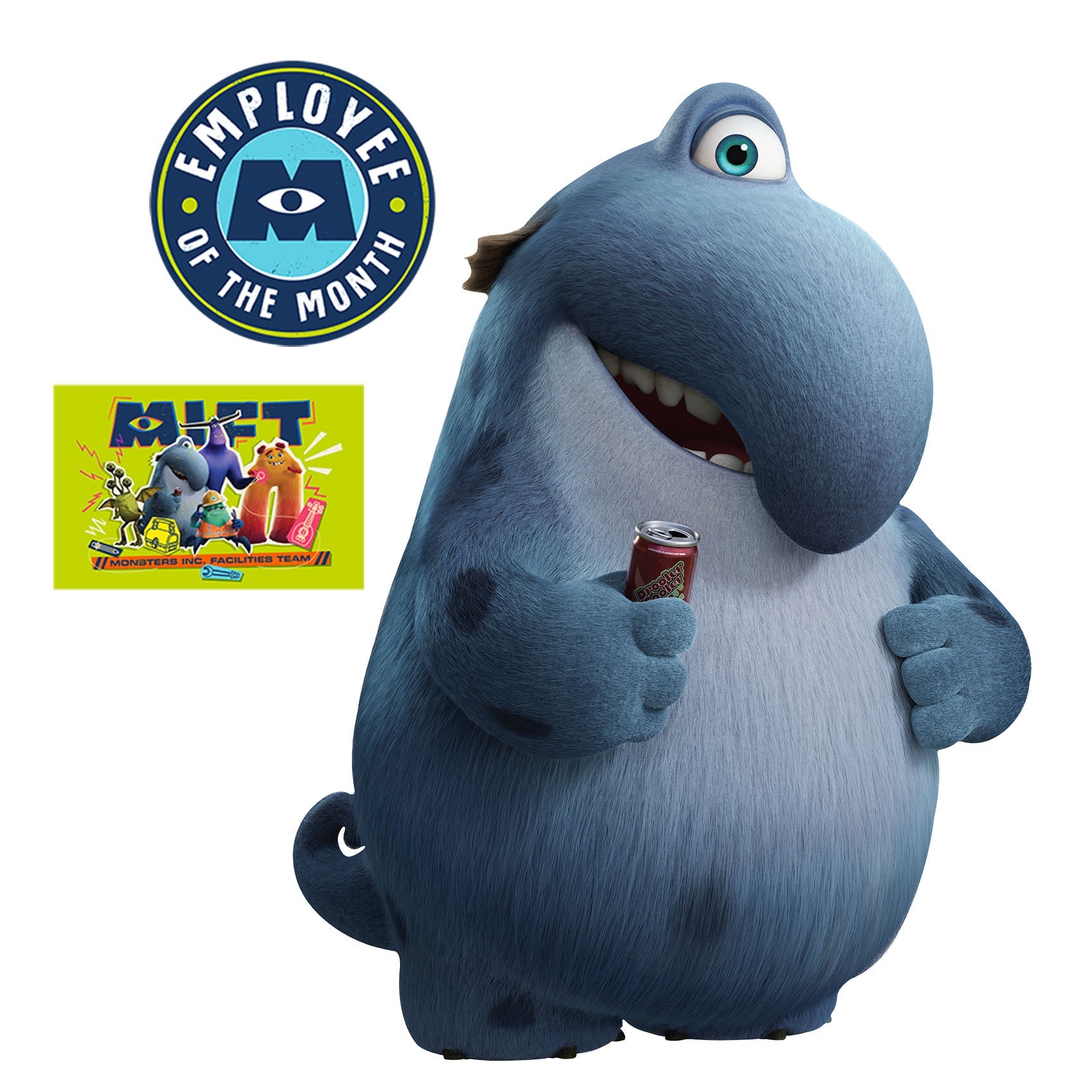 Monsters at Work: Fritz RealBig - Officially Licensed Disney Removable ...