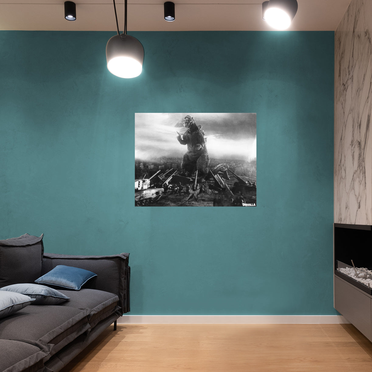 Godzilla: 1954-Godzilla Movie Scene Mural - Officially Licensed Toho R ...