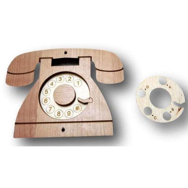 Mini Rotary Phone Grille Cipher Escape Room Props – LemonJuice McGee's ...