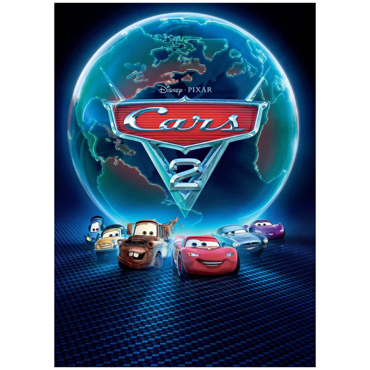 Cars 2: Movie Poster Mural - Officially Licensed Disney Removable Wall ...