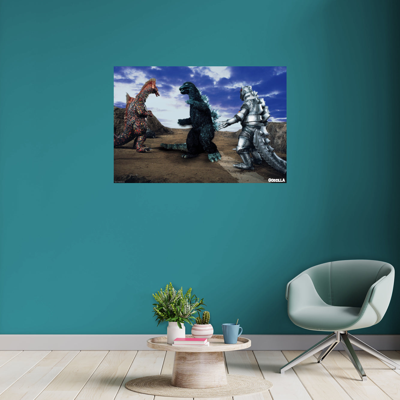 Godzilla: 1975-Terror of Mechagodzilla Movie Scene Mural - Officially ...