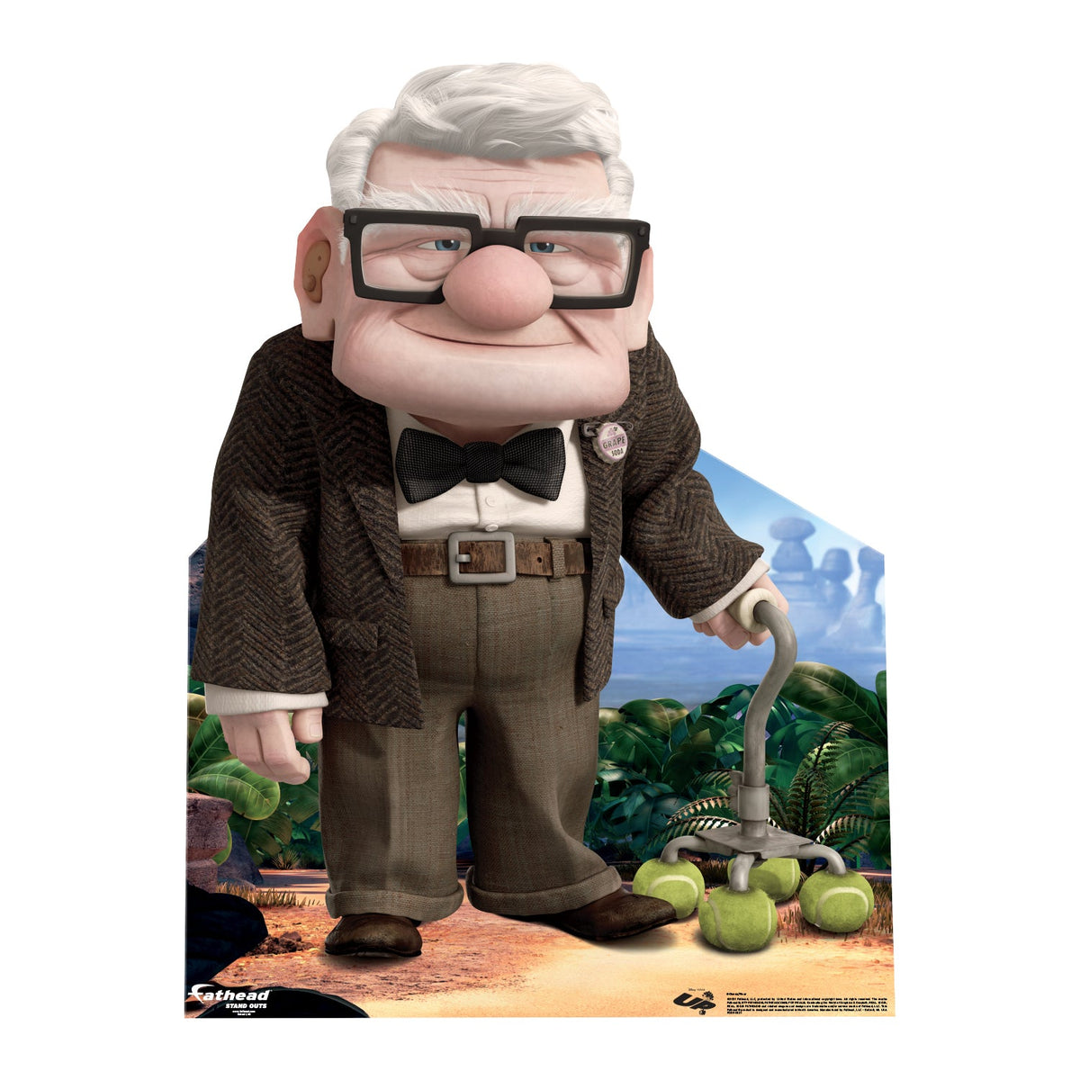 UP: Carl Life-Size Foam Core Cutout - Officially Licensed Disney Stand ...