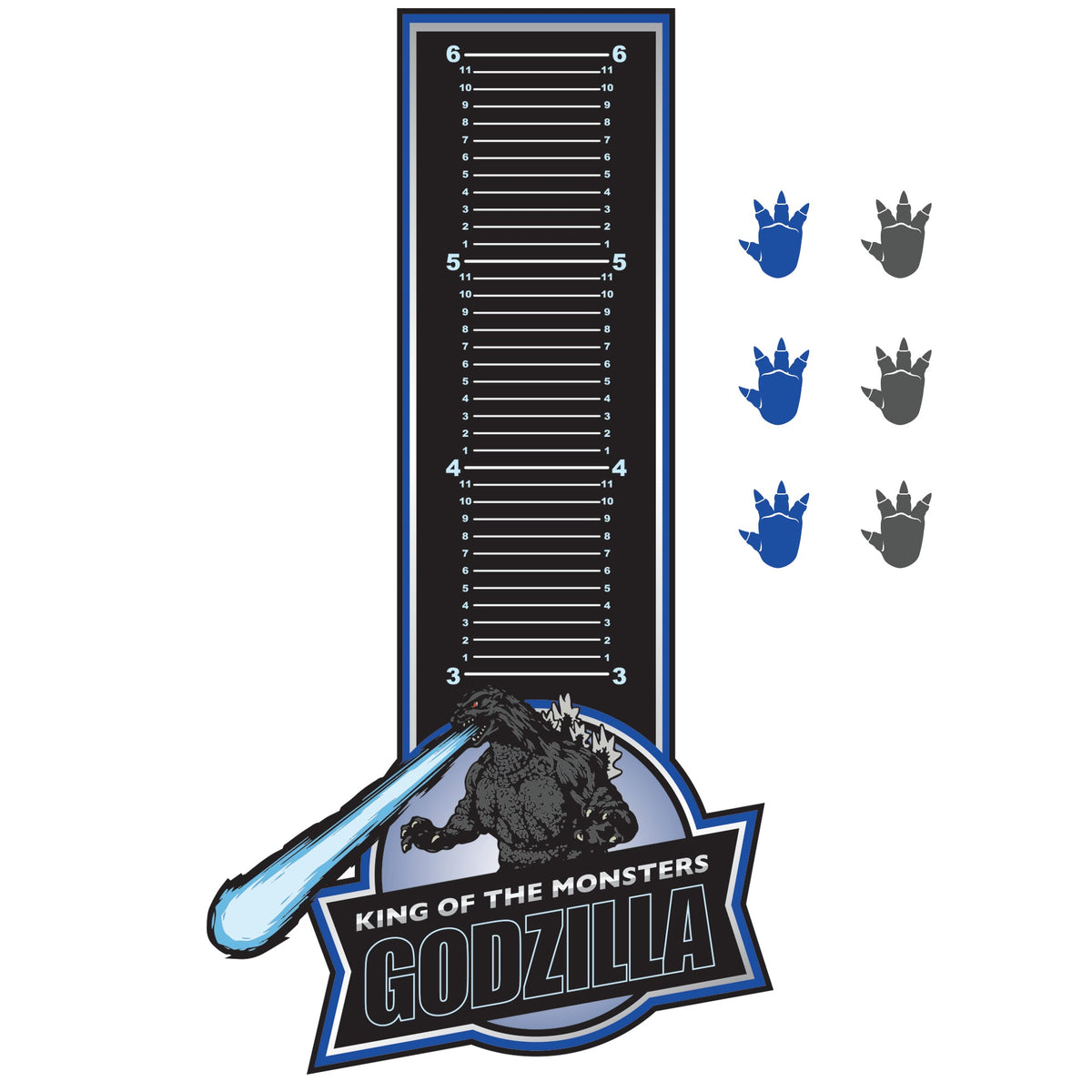Godzilla: Godzilla: King of the Monsters Growth Chart - Officially Lic ...