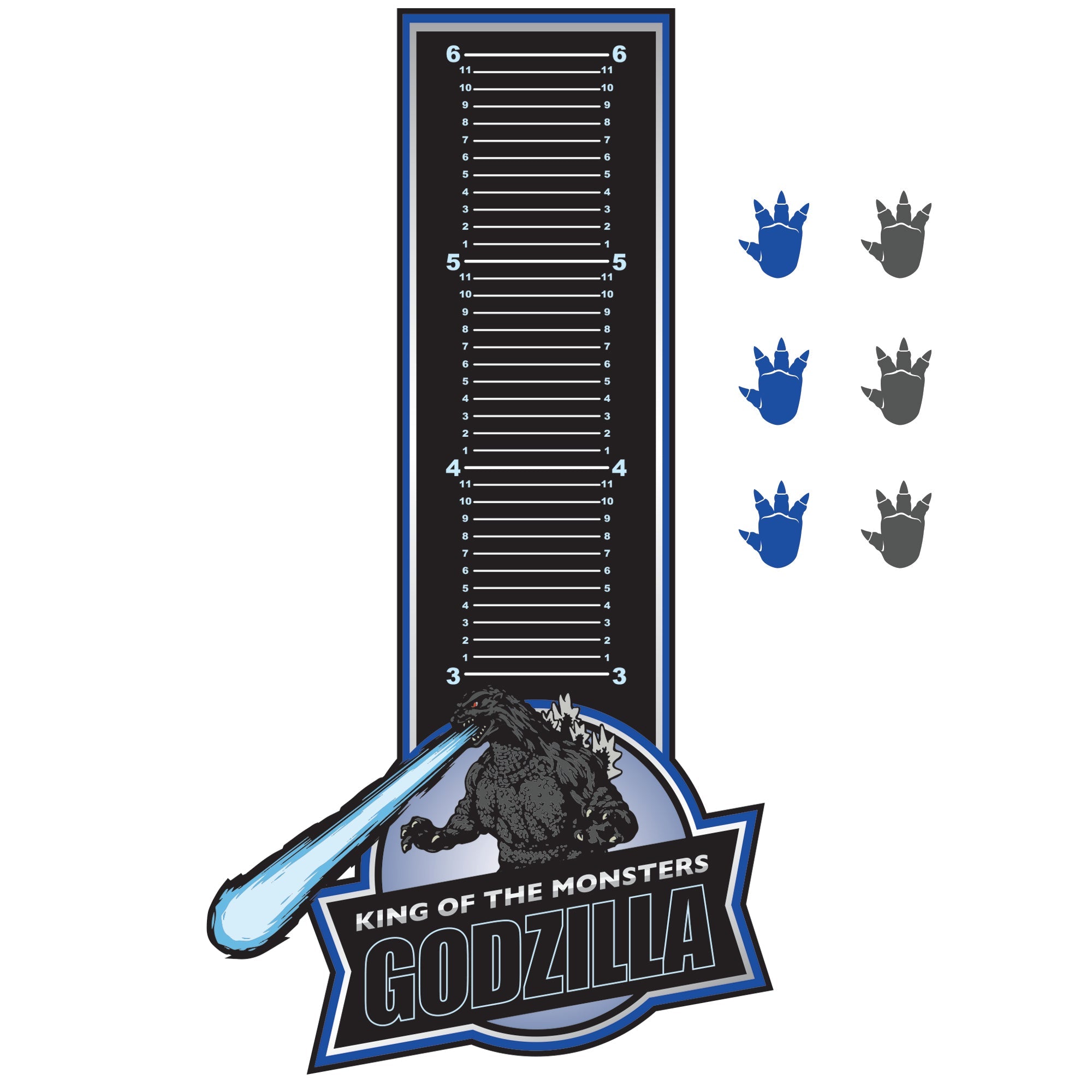 Godzilla: Godzilla: King of the Monsters Growth Chart - Officially Lic ...