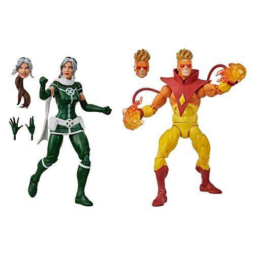 X-Men Marvel Legends Rogue and Pyro 6-Inch Action Figure 2-Pack ...